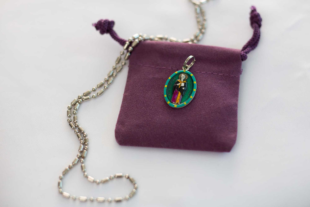 Servatius #2/Green, Hand-Painted Medal, Against Leg & Foot Pain, Arthr ...